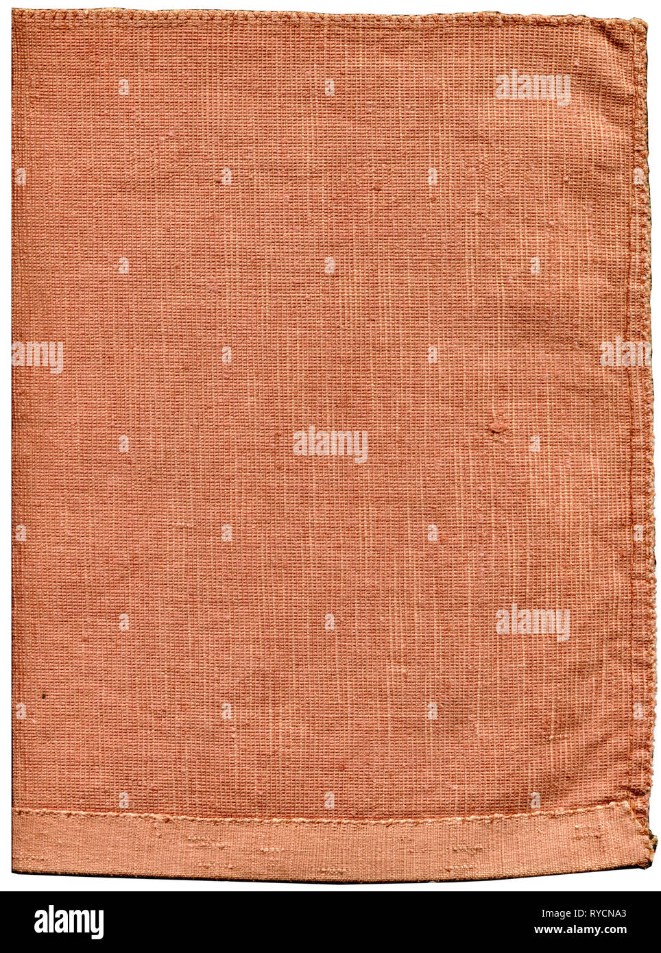 Old cotton fabric, red color surface Stock Photo - Alamy