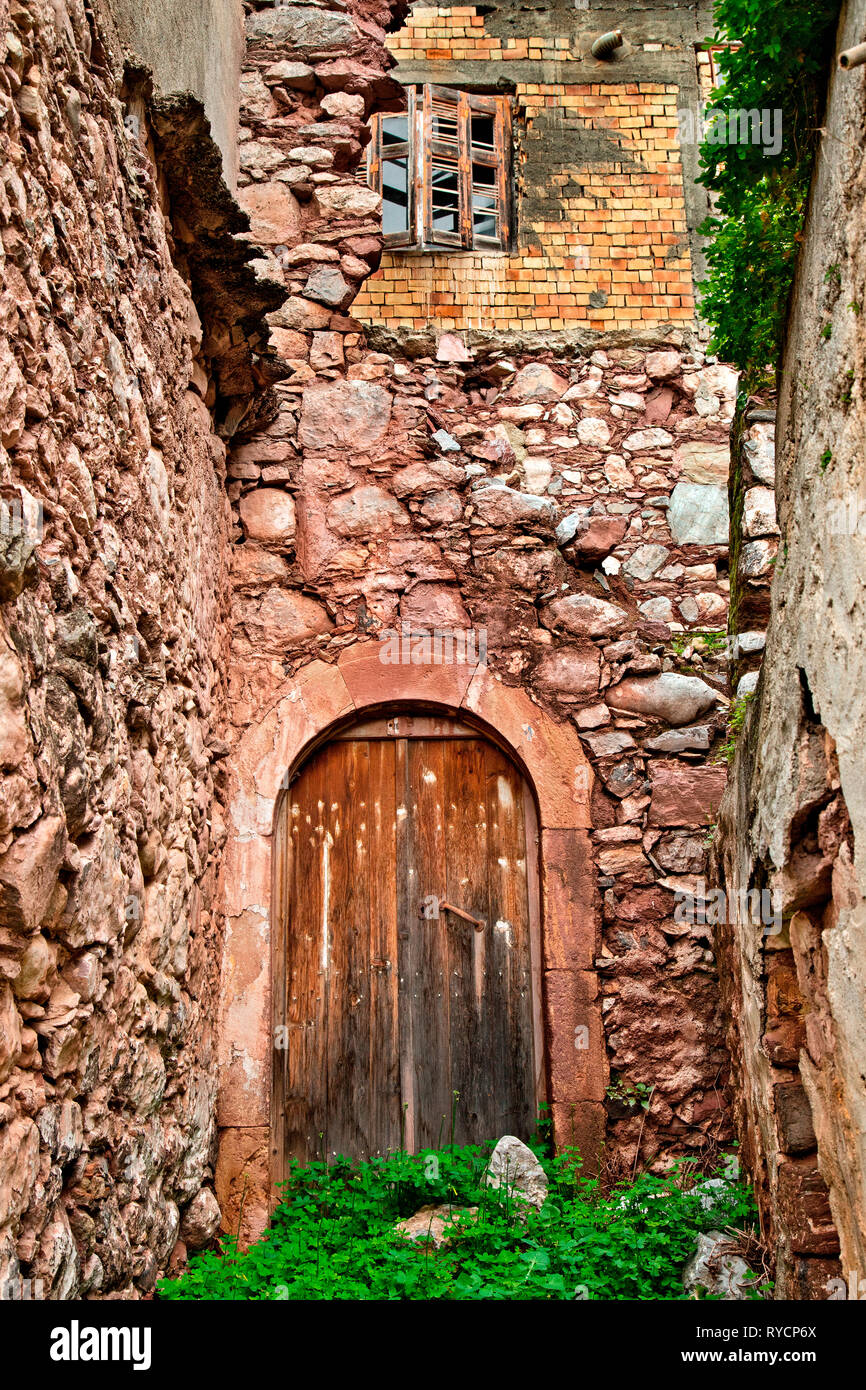 Greece crete houses village hi-res stock photography and images - Alamy