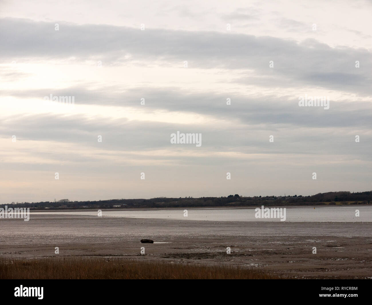 Beautiful bay coastal open scenery outside Manningtree, Jacques Bay ...