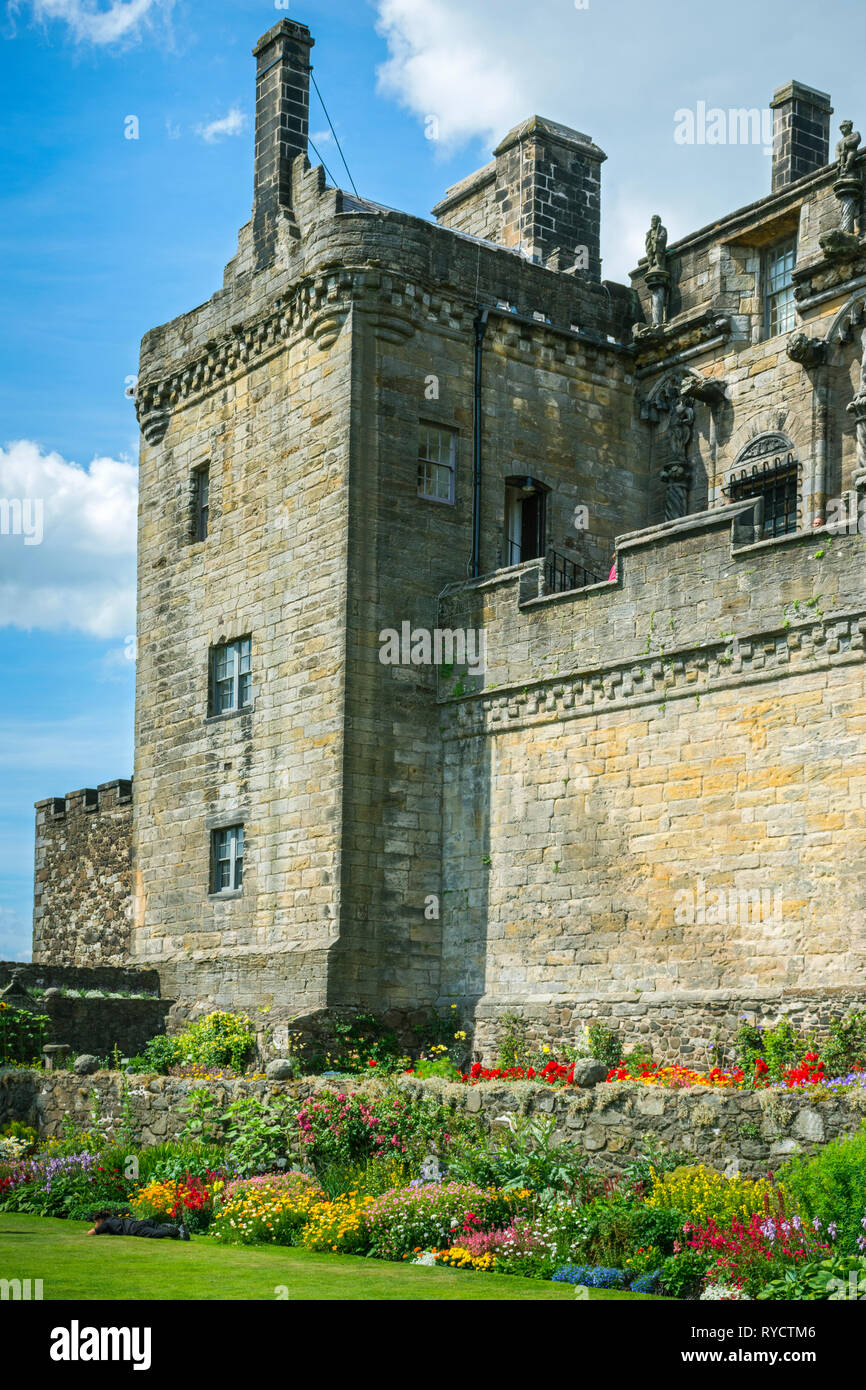 The Palace over the Queen Anne Garden, Stirling Castle, Stirlingshire ...