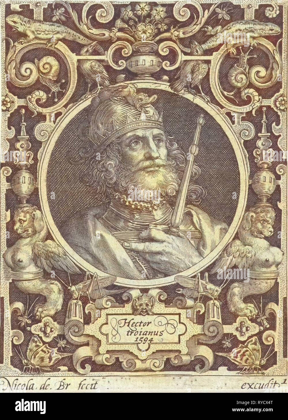 Hector of troy hi-res stock photography and images - Alamy