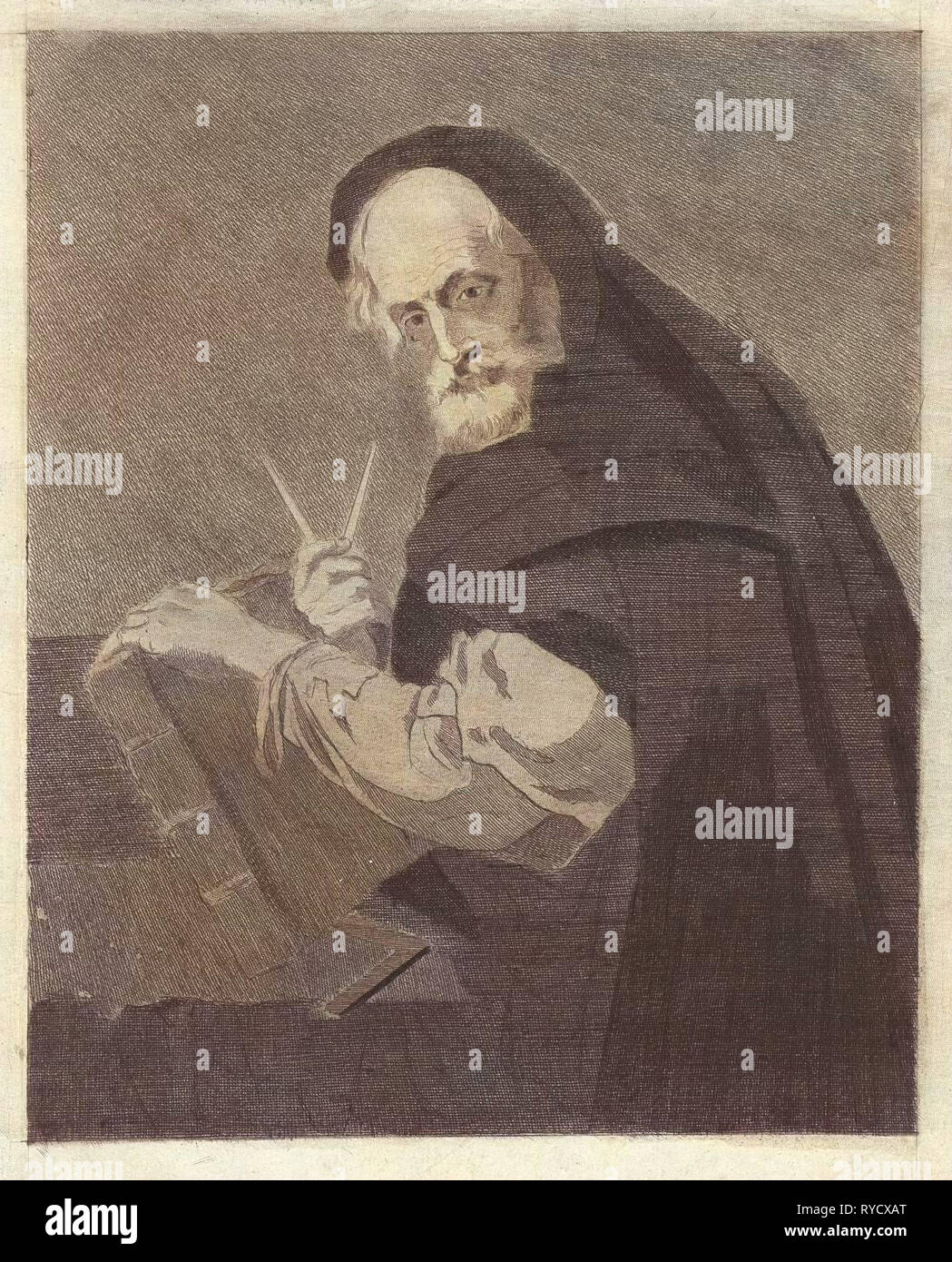 Portrait of a mathematician, Anonymous, Jusepe Ribera, 1603 - 1706 ...