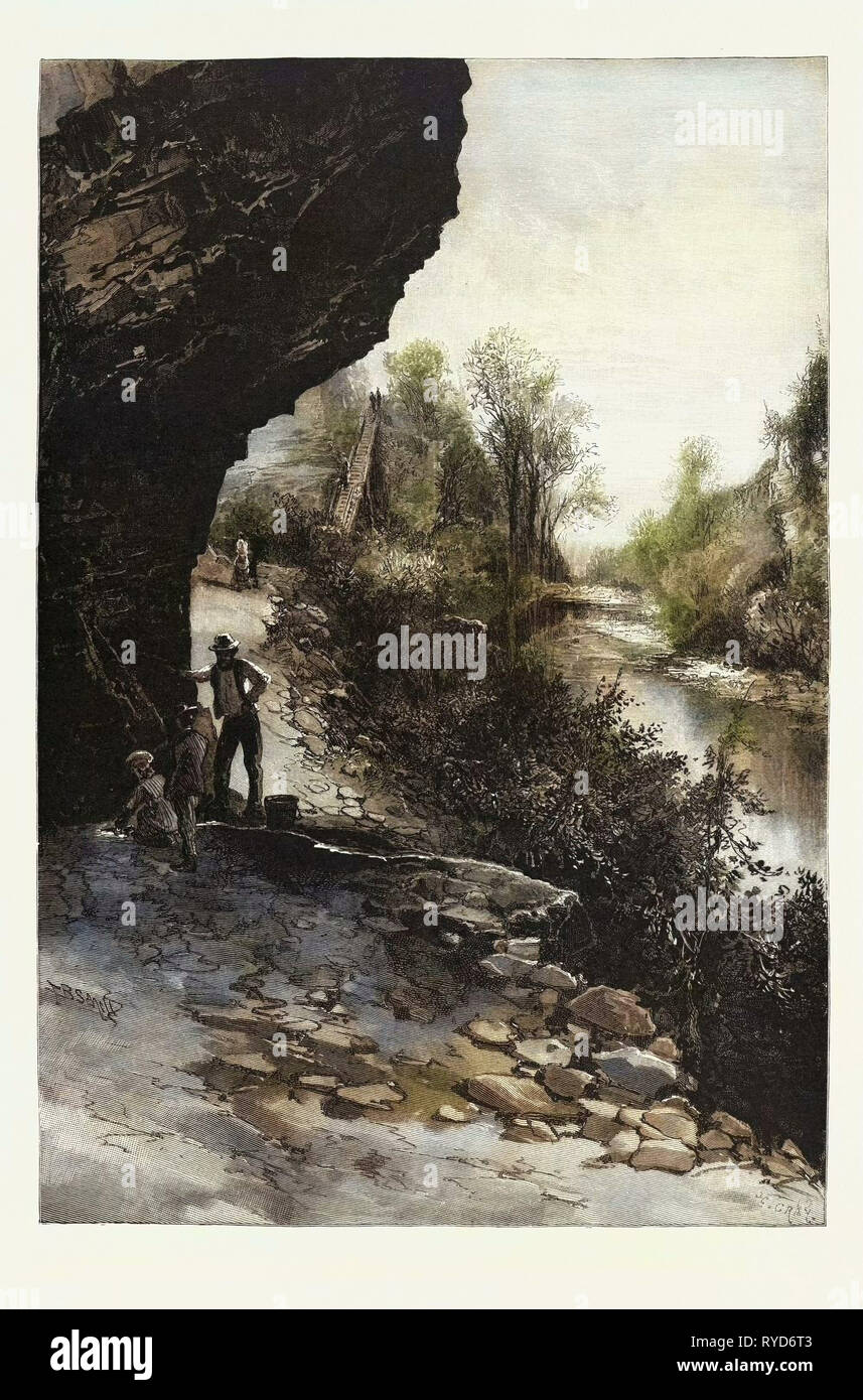19th century engraving cave hi-res stock photography and images - Alamy