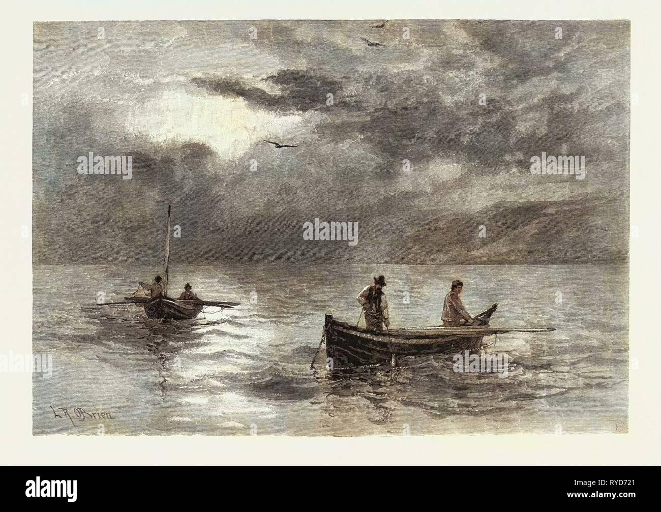 Vintage cod fishing hi-res stock photography and images - Alamy