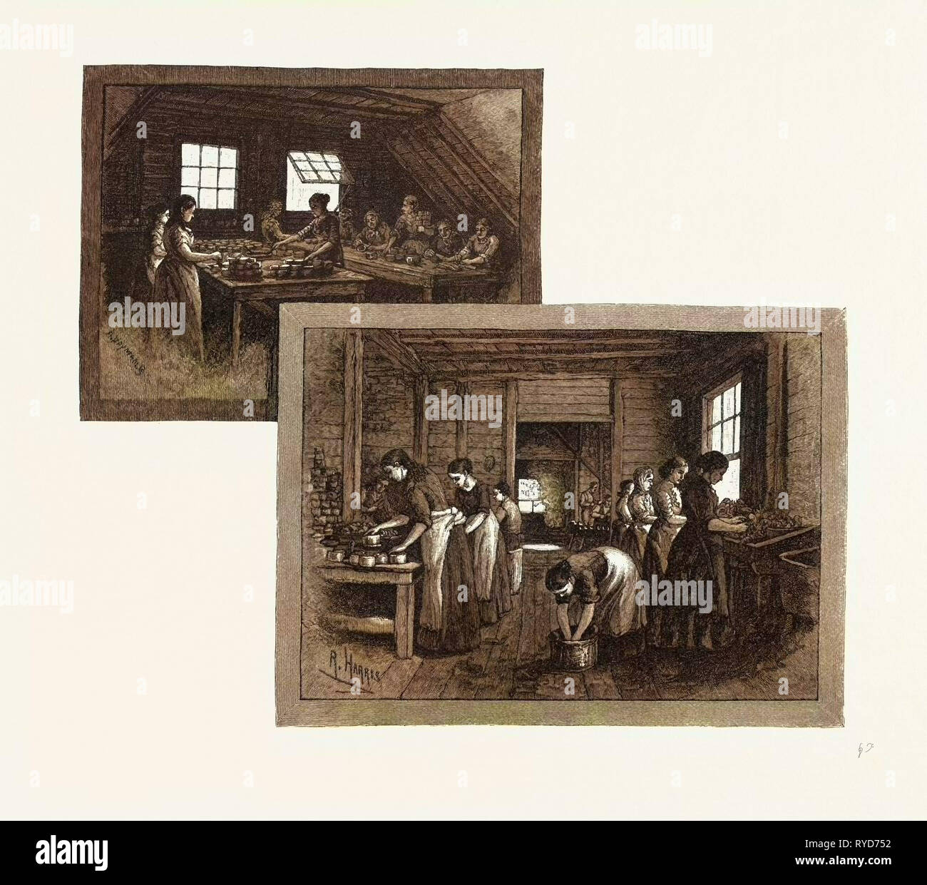 Prince Edward Island, Lobster Canning, Canada, Nineteenth Century ...