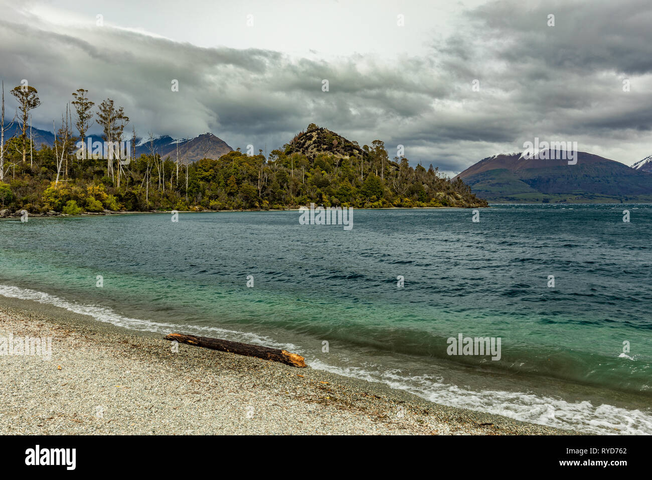 The lookout point at Bob’s Cove, Queenstown, South Island, New Zealand ...