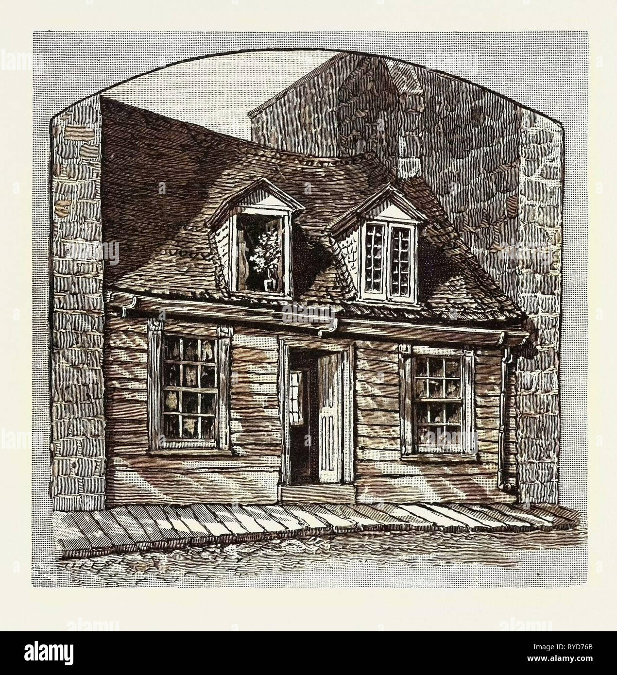House to which Montgomery's Body Was Carried, Canada, Nineteenth ...