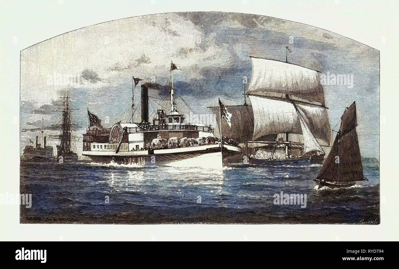 Passenger ship 19th century hi-res stock photography and images - Alamy