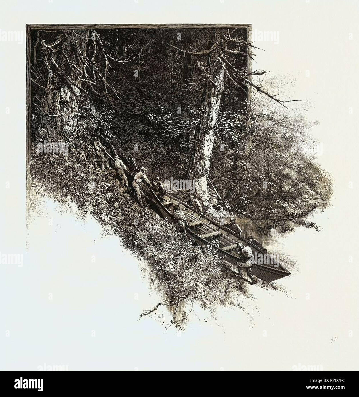 Portaging hi-res stock photography and images - Alamy