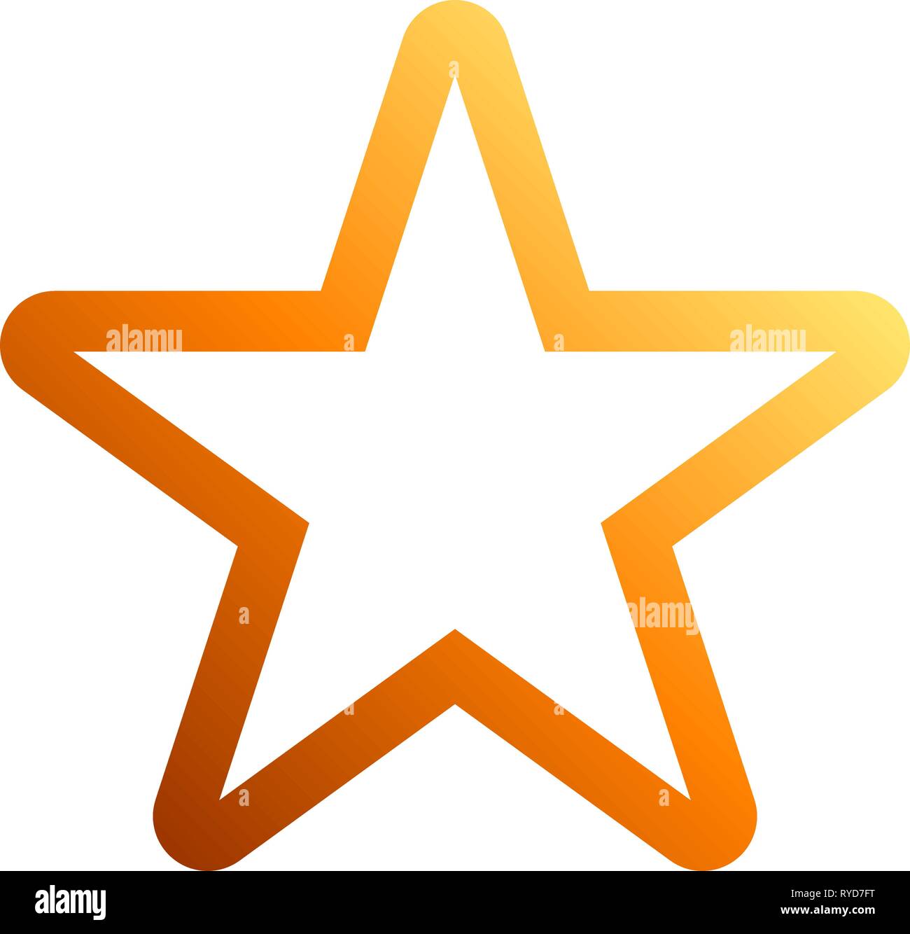 Orange Circle Outline