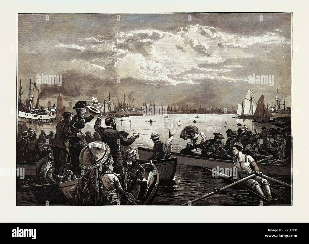 Toronto harbour 19th century hi-res stock photography and images - Alamy