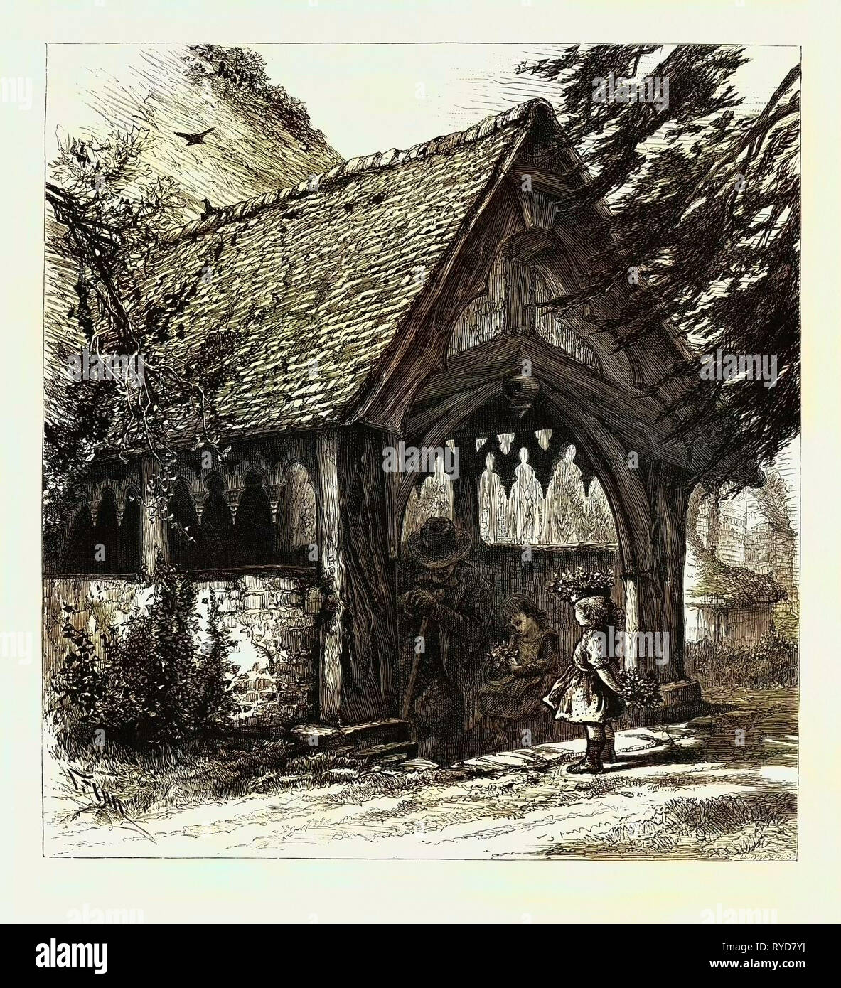 Porch of stoke poges hi-res stock photography and images - Alamy