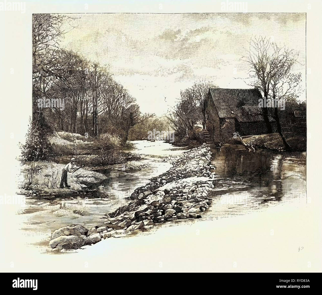 Morwick Mill, Acklington, UK. Acklington is a Small Village in ...