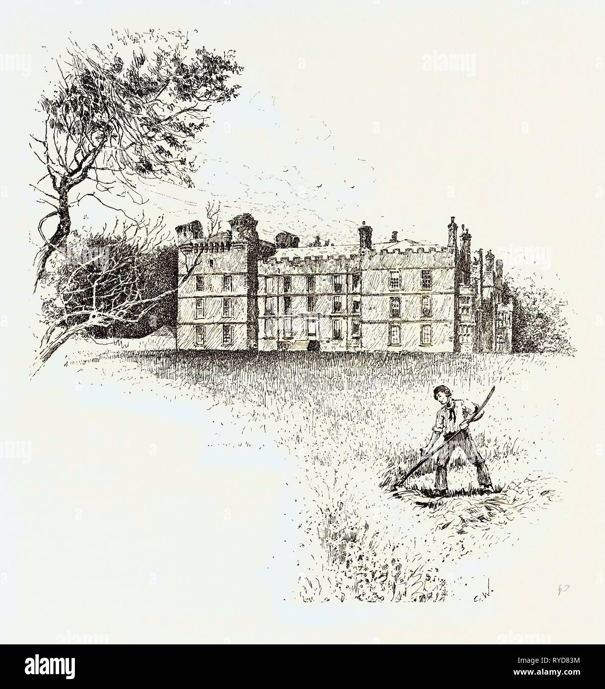 Chipchase Castle, is a 17th-Century Jacobean Mansion Incorporating a ...
