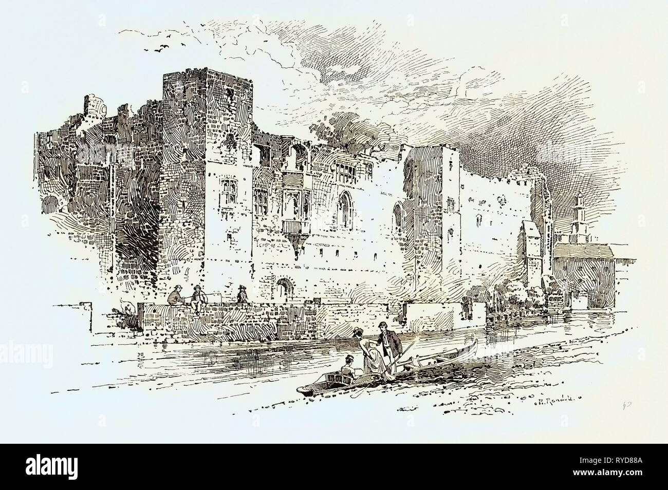 Newark castle restoration hi-res stock photography and images - Alamy