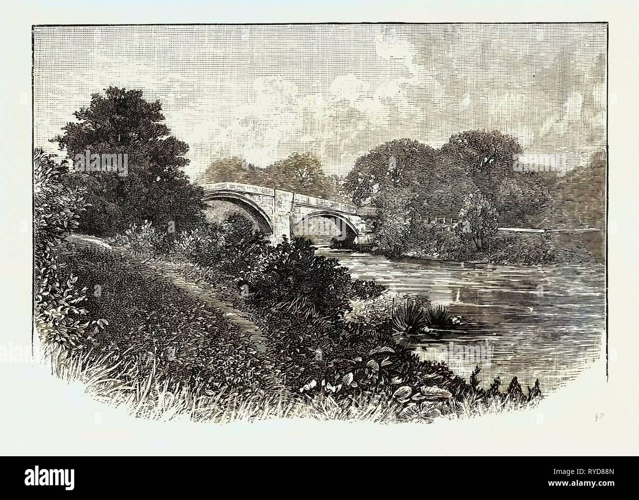 Ilkley is spa town civil parish in west yorkshire hi-res stock ...