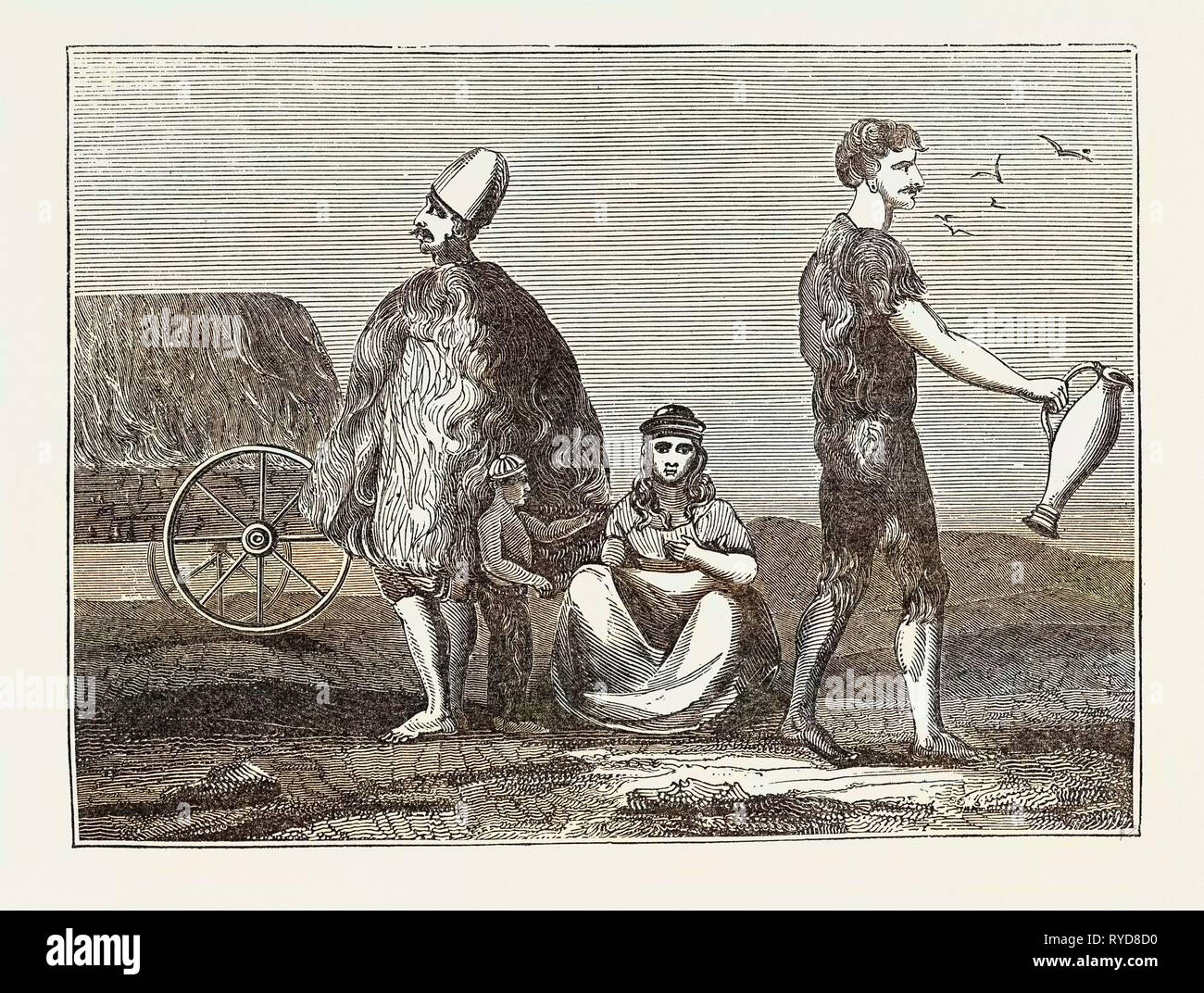 Inhabitants of the Steppes of Asiatic Tartary. The Great Steppe, that ...