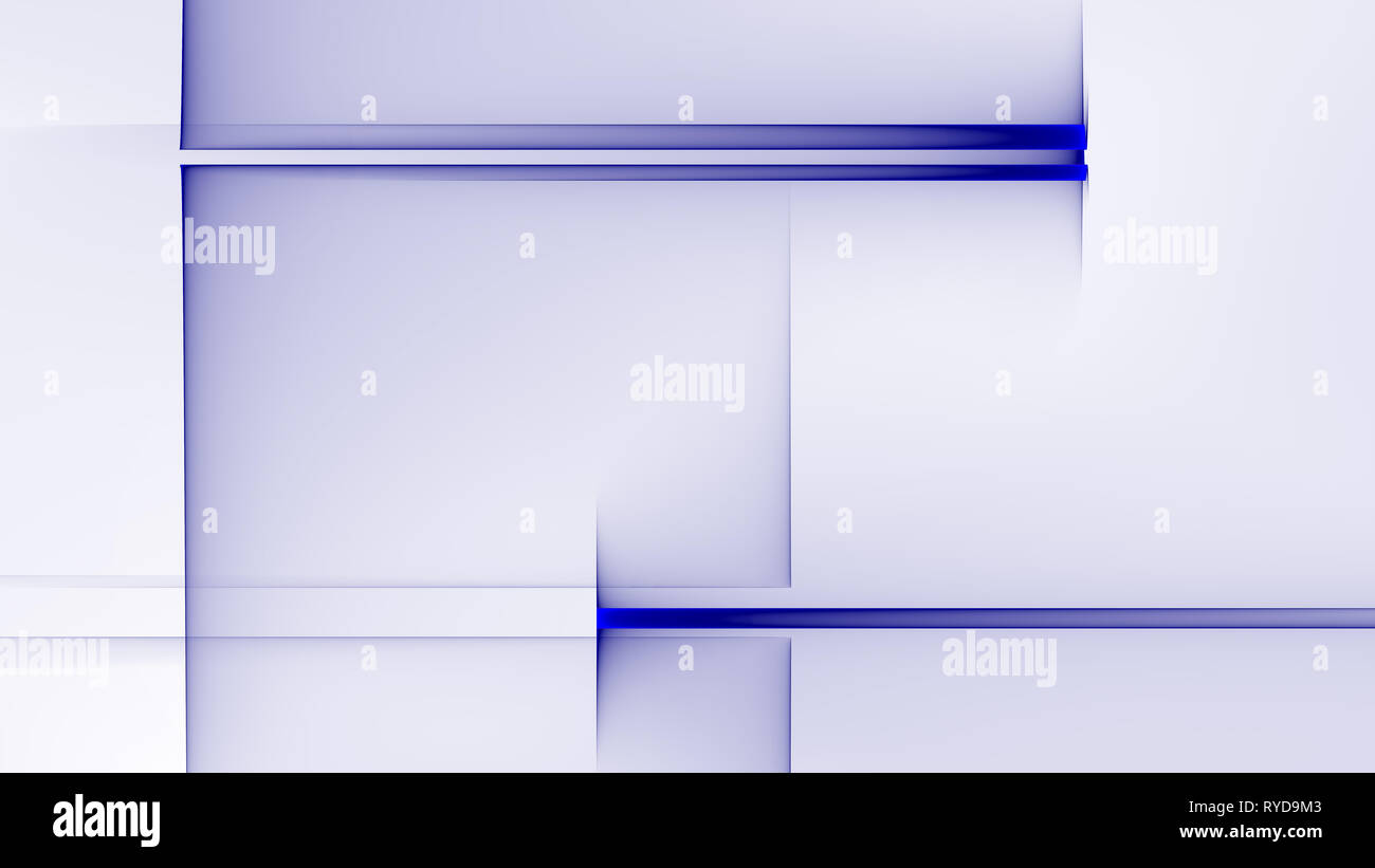 Abstract square and rectangle shapes illustration background Blue and ...