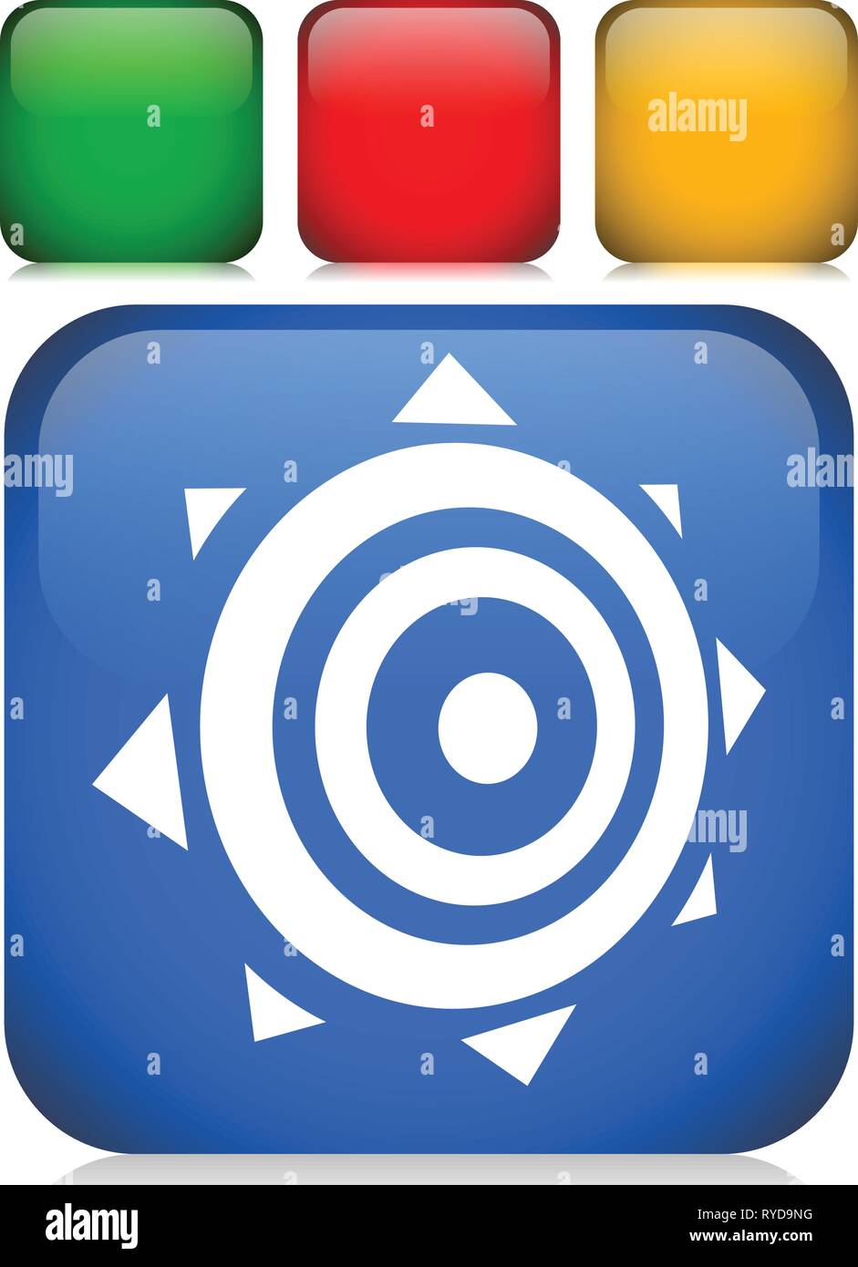 Sunburn symbol Stock Vector Images - Alamy