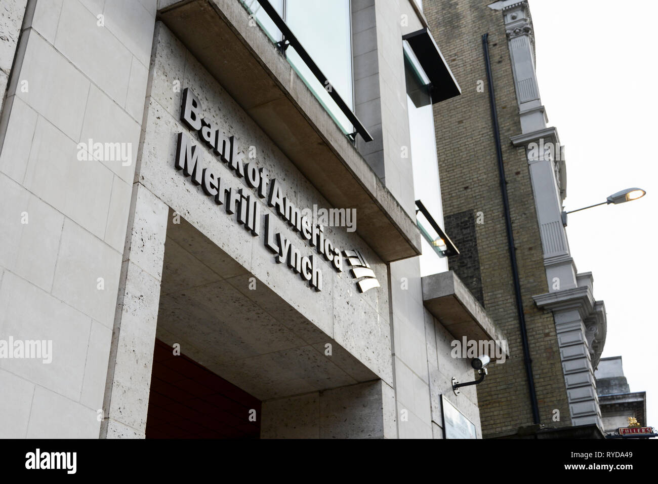 Bank of America, Merrill Lynch, Financial Centre, Giltspur Street ...