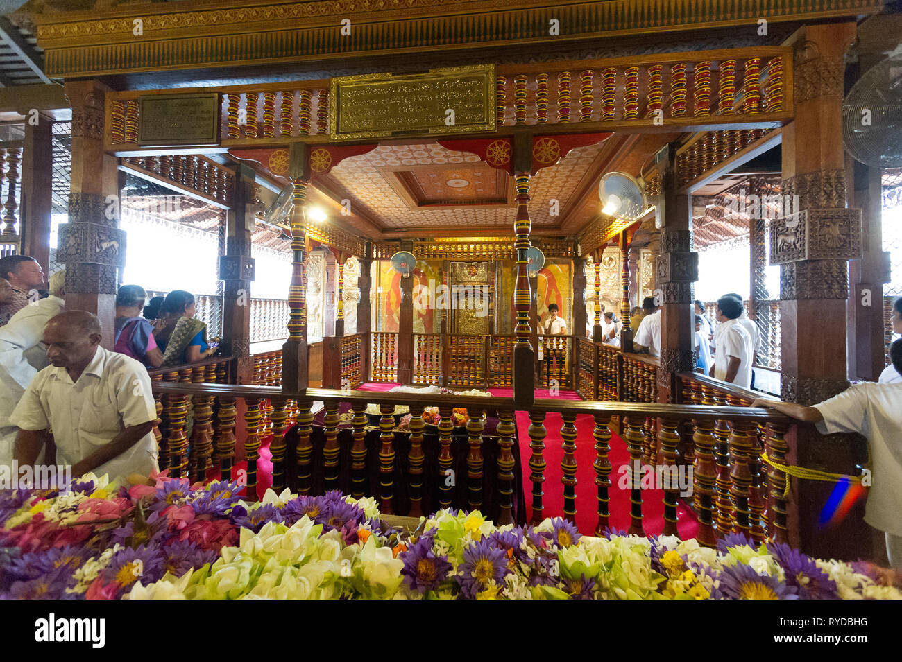 The Temple Of The Sacred Tooth Relic Marks 2600 Years Of Buddhism Stock ...