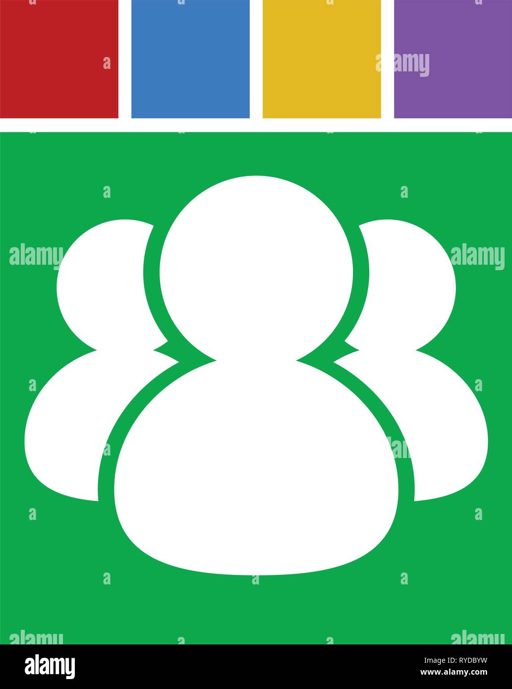 Icon with figures symbol. Character, avatar icon Stock Vector Image ...