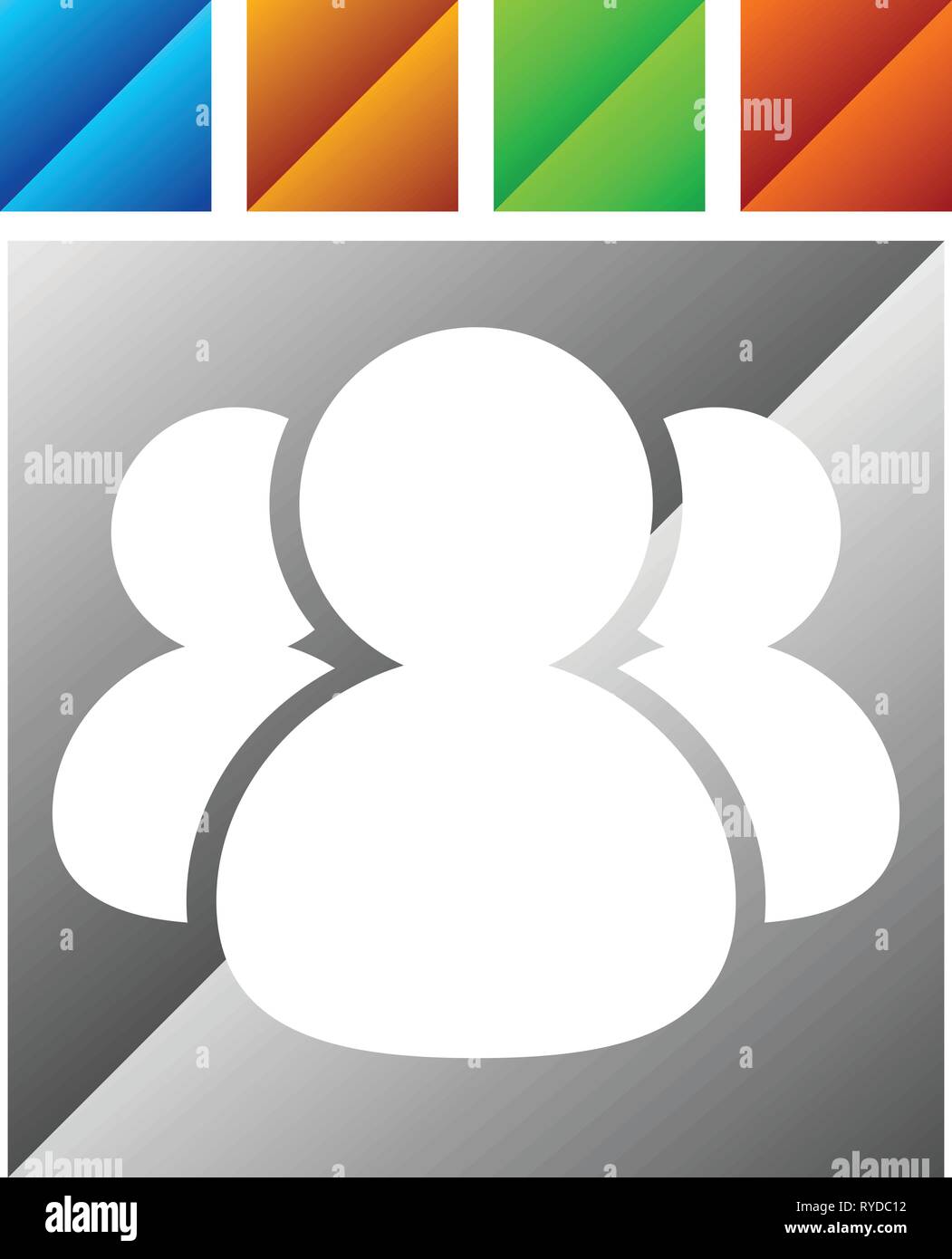 Icon with figures symbol. Character, avatar icon Stock Vector Image ...