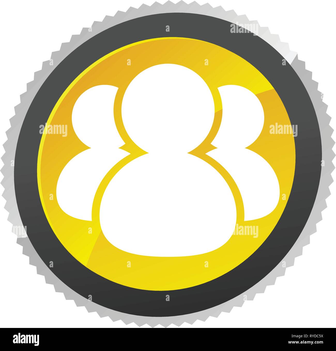 Icon with figures symbol. Character, avatar icon Stock Vector Image ...