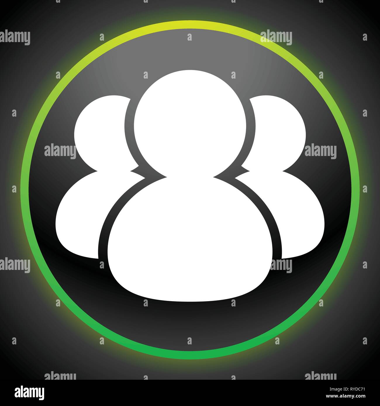 Icon with figures symbol. Character, avatar icon Stock Vector Image ...