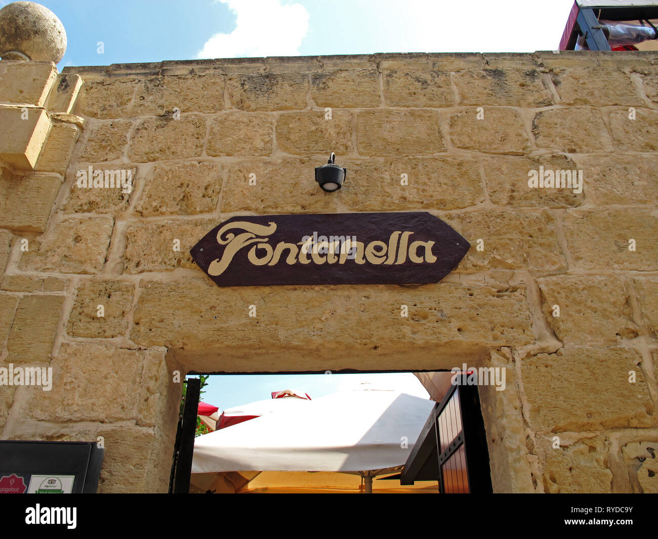 Fontanella tea garden, Mdina, Republic of Malta, Mediterranean sea ...