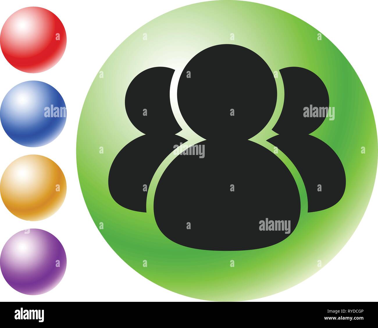 Icon with figures symbol. Character, avatar icon Stock Vector Image ...