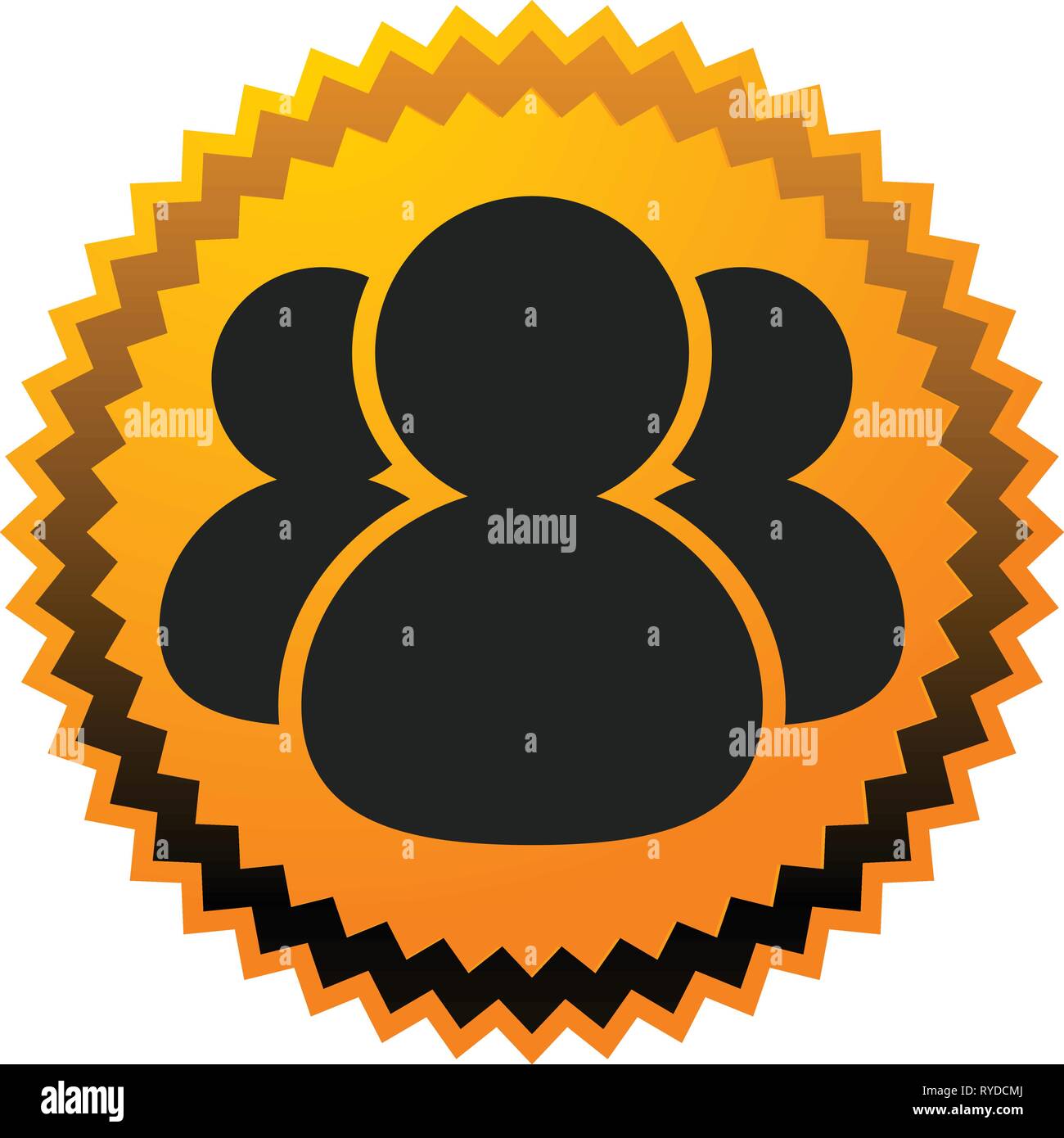 Icon with figures symbol. Character, avatar icon Stock Vector Image ...