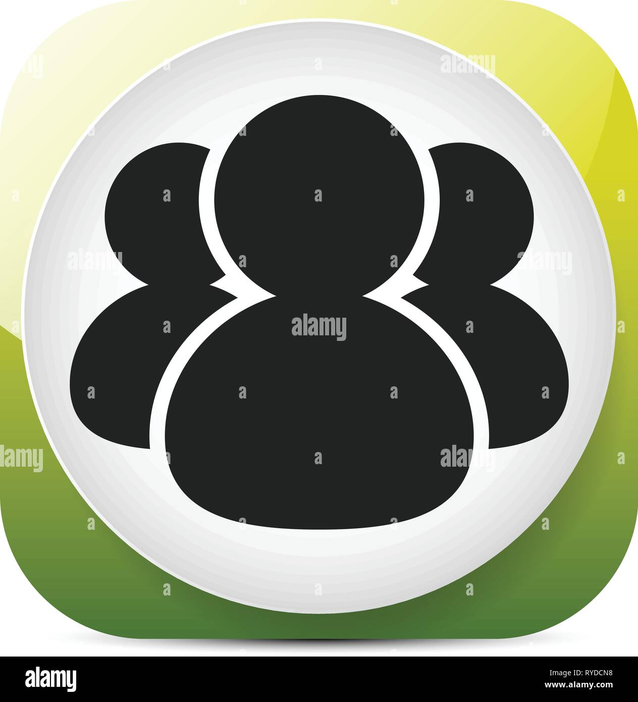 Icon with figures symbol. Character, avatar icon Stock Vector Image ...