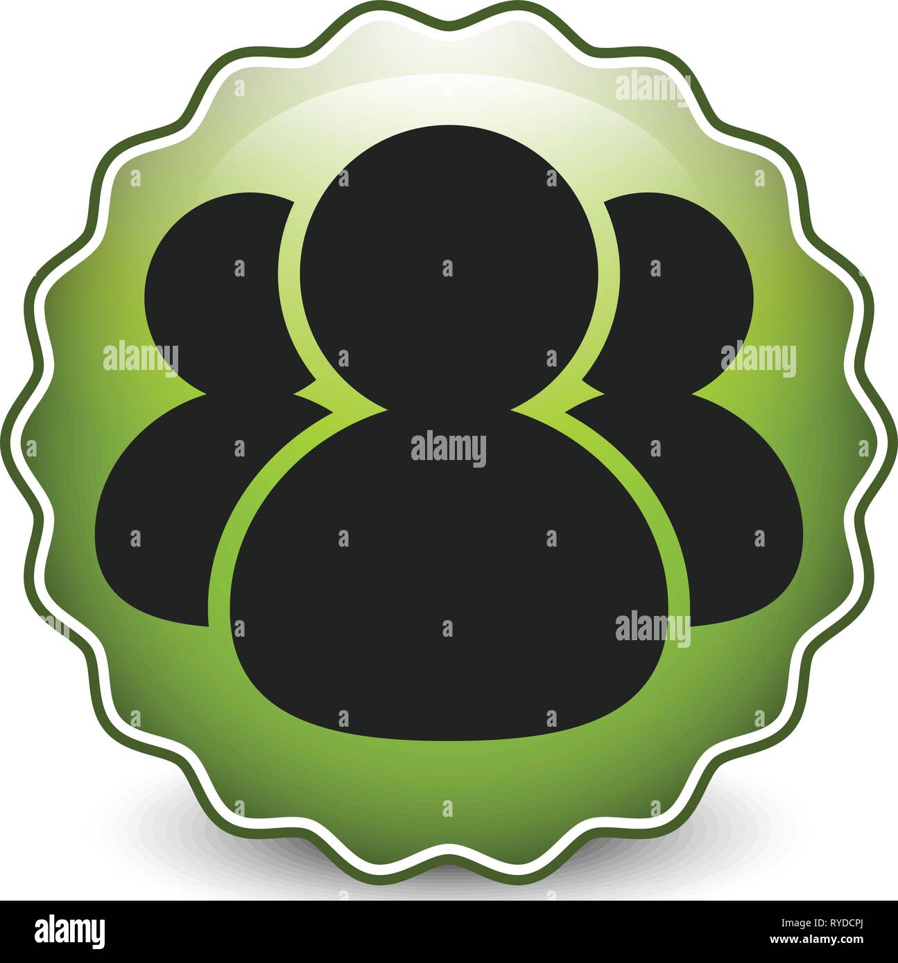 Icon with figures symbol. Character, avatar icon Stock Vector Image ...