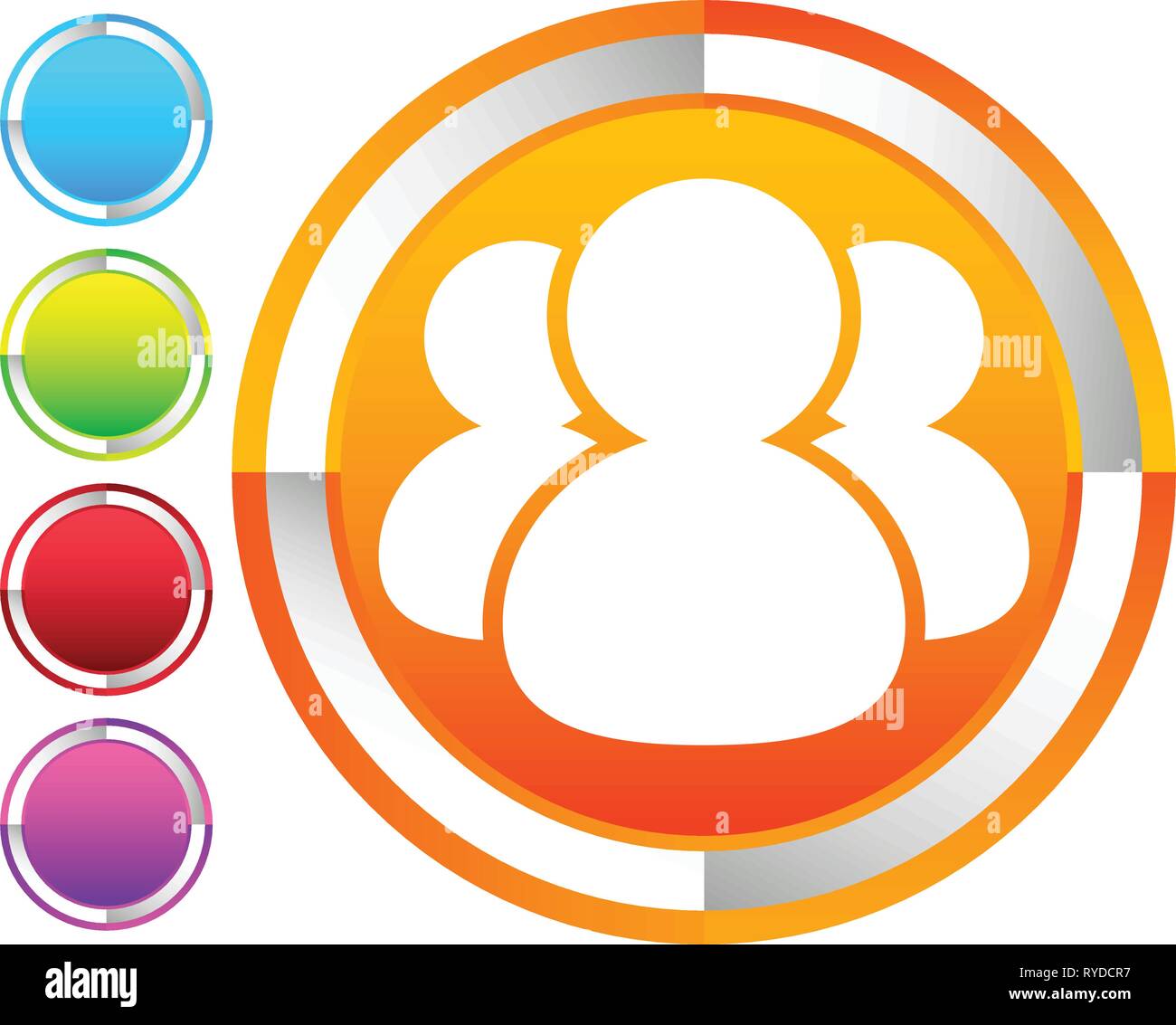 Icon with figures symbol. Character, avatar icon Stock Vector Image ...