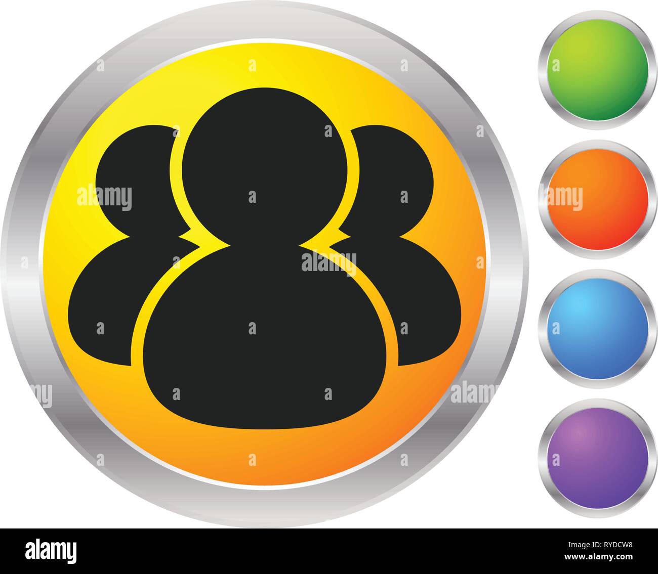 Icon with figures symbol. Character, avatar icon Stock Vector Image ...