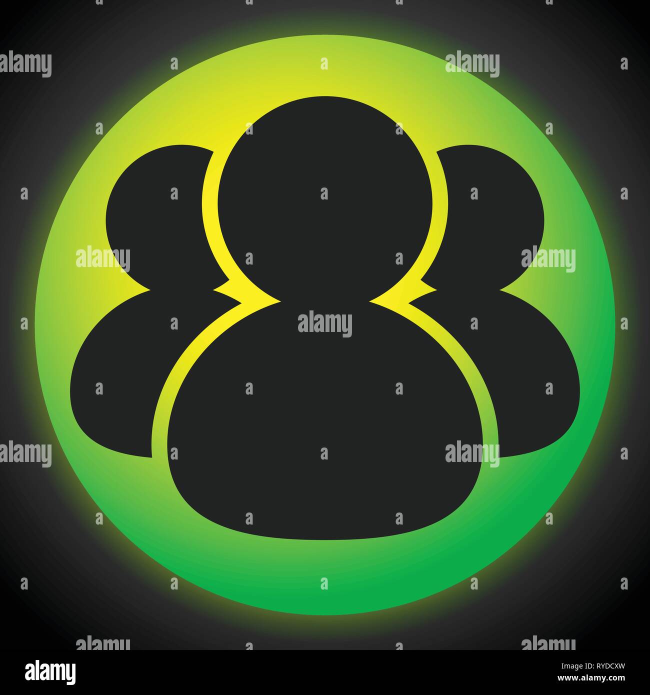 Icon with figures symbol. Character, avatar icon Stock Vector Image ...