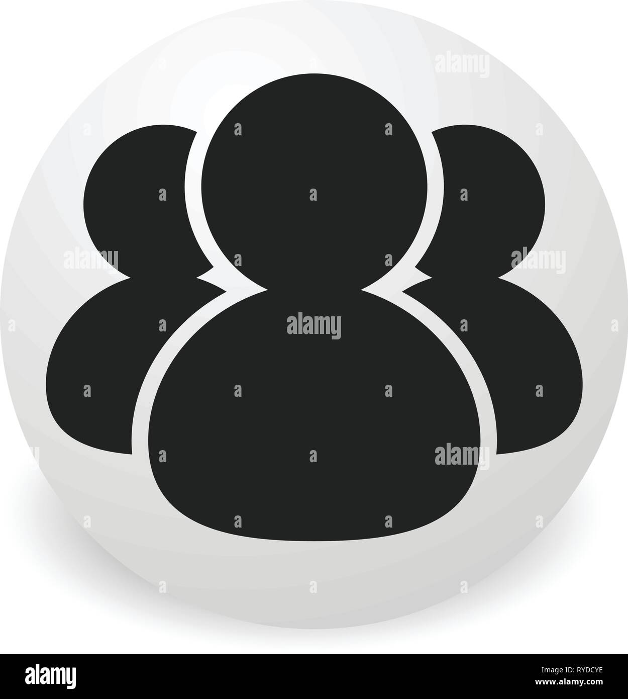 Icon with figures symbol. Character, avatar icon Stock Vector Image ...