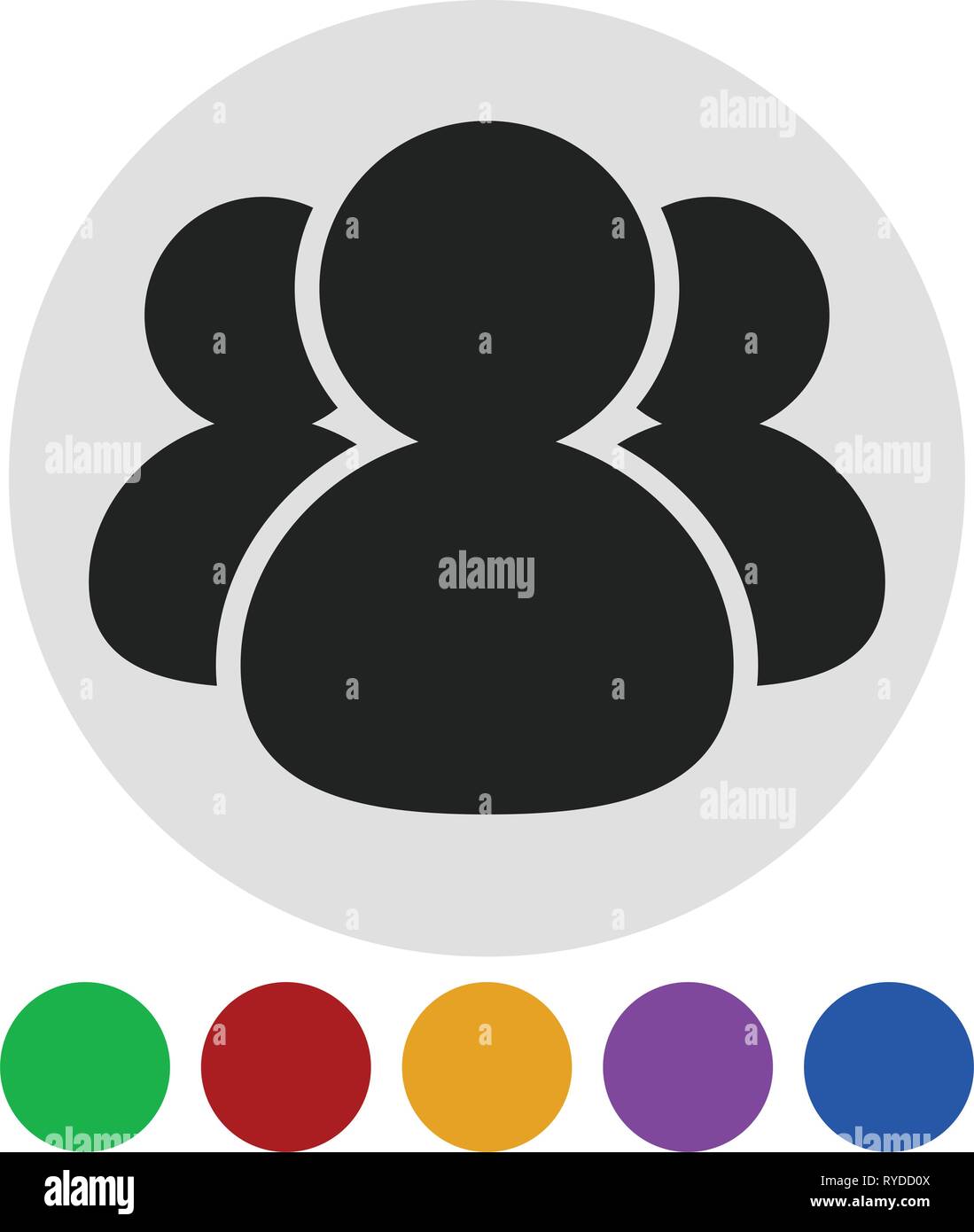 Icon with figures symbol. Character, avatar icon Stock Vector Image ...