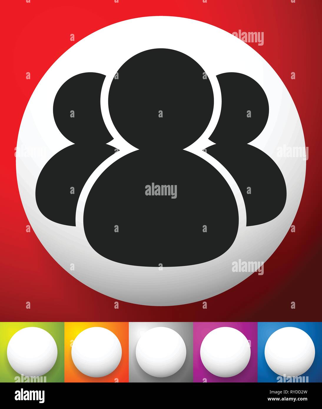 Icon with figures symbol. Character, avatar icon Stock Vector Image ...