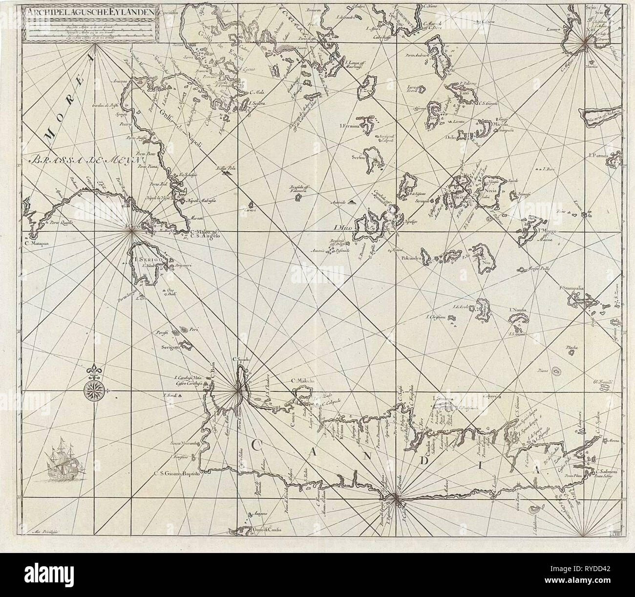 Aegean sea map hi-res stock photography and images - Alamy