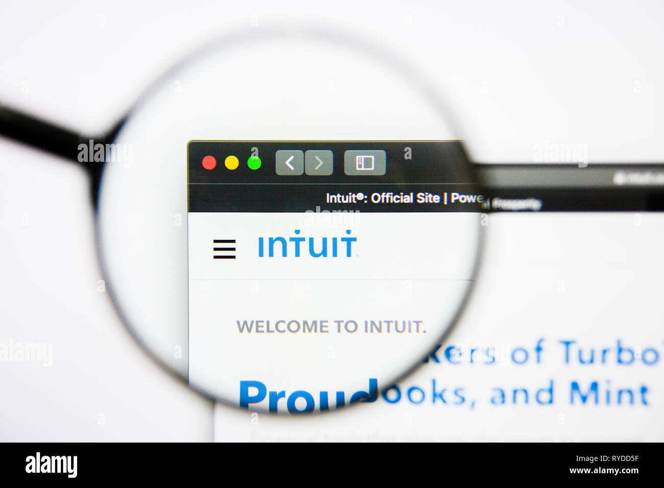 Intuit logo hi-res stock photography and images - Alamy