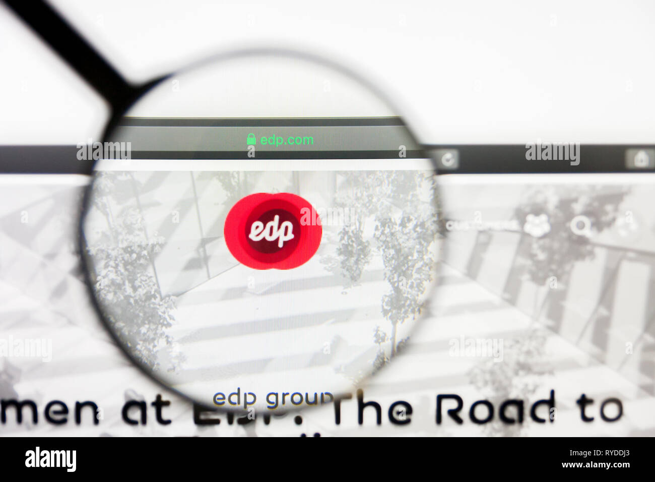 Los Angeles, California, USA - 12 March 2019: Illustrative Editorial ...