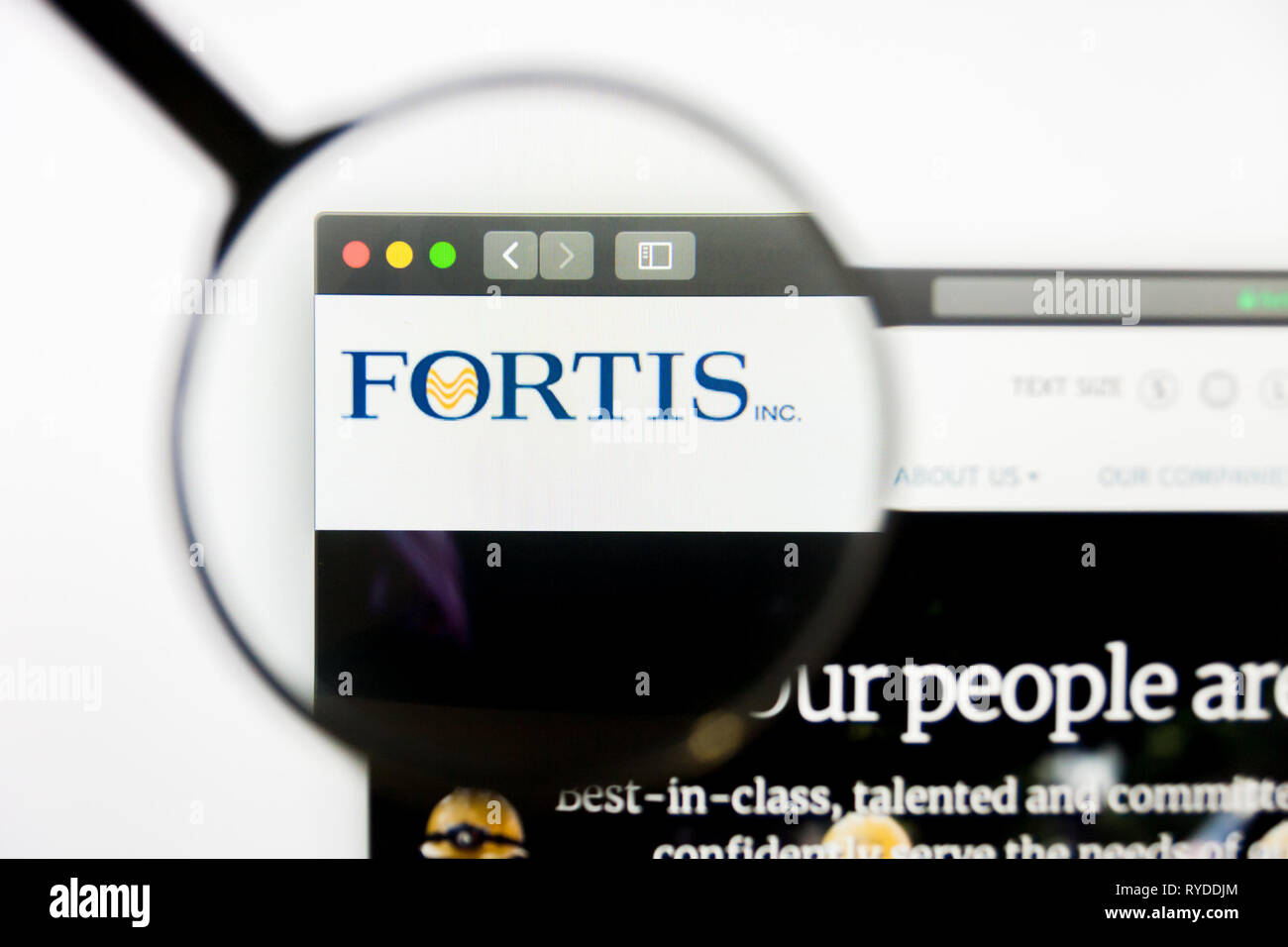 Los Angeles, California, USA - 12 March 2019: Illustrative Editorial ...