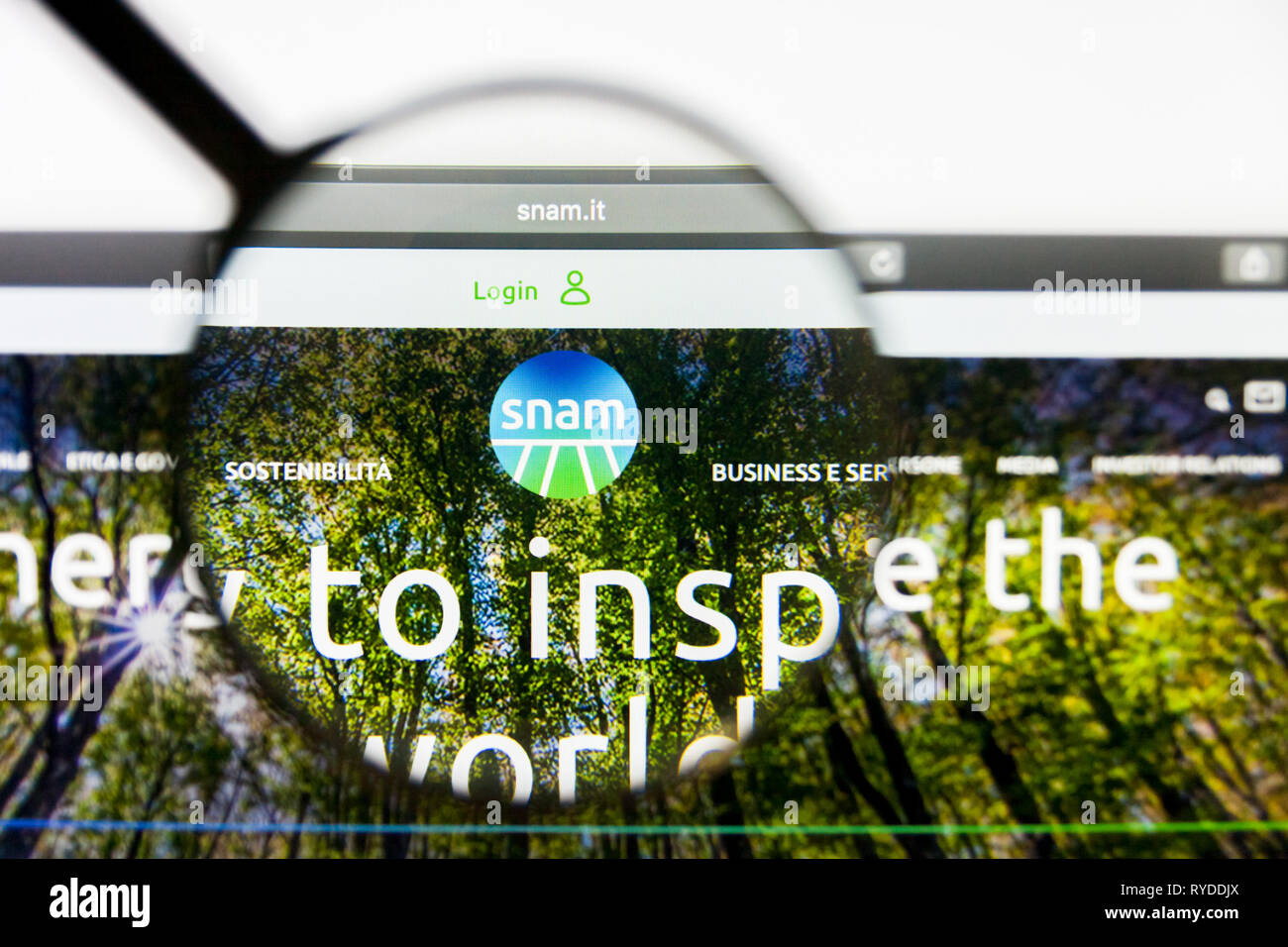 Snam logo hi-res stock photography and images - Alamy