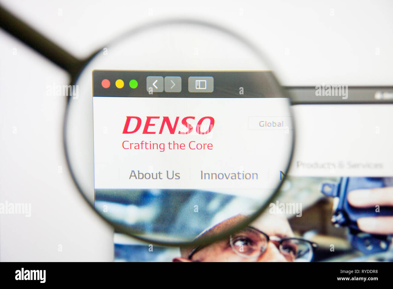 Los Angeles, California, USA - 14 February 2019: Denso website homepage ...
