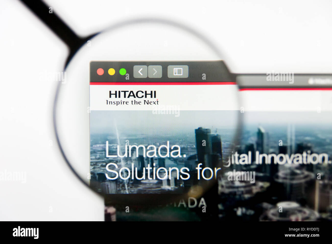 Hitachi logo hi-res stock photography and images - Alamy