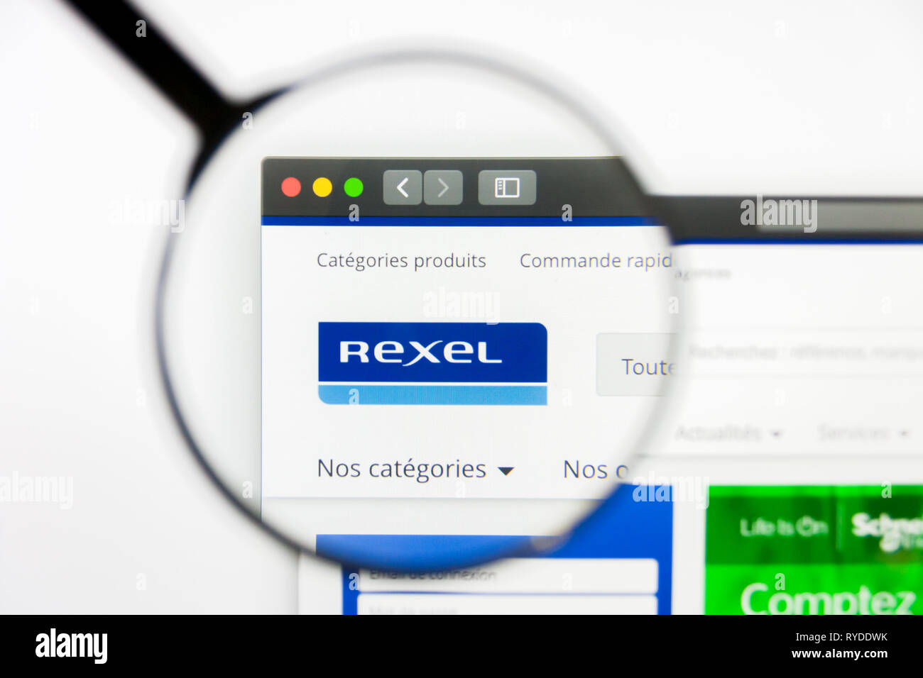 Los Angeles, California, USA - 12 March 2019: Illustrative Editorial ...