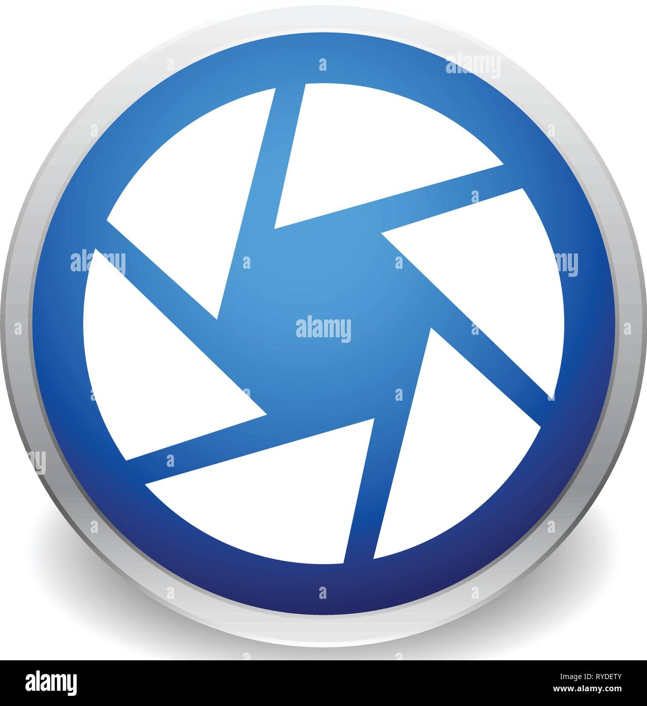 Camera lens icon. Photography, diaphragm concept icon Stock Vector ...