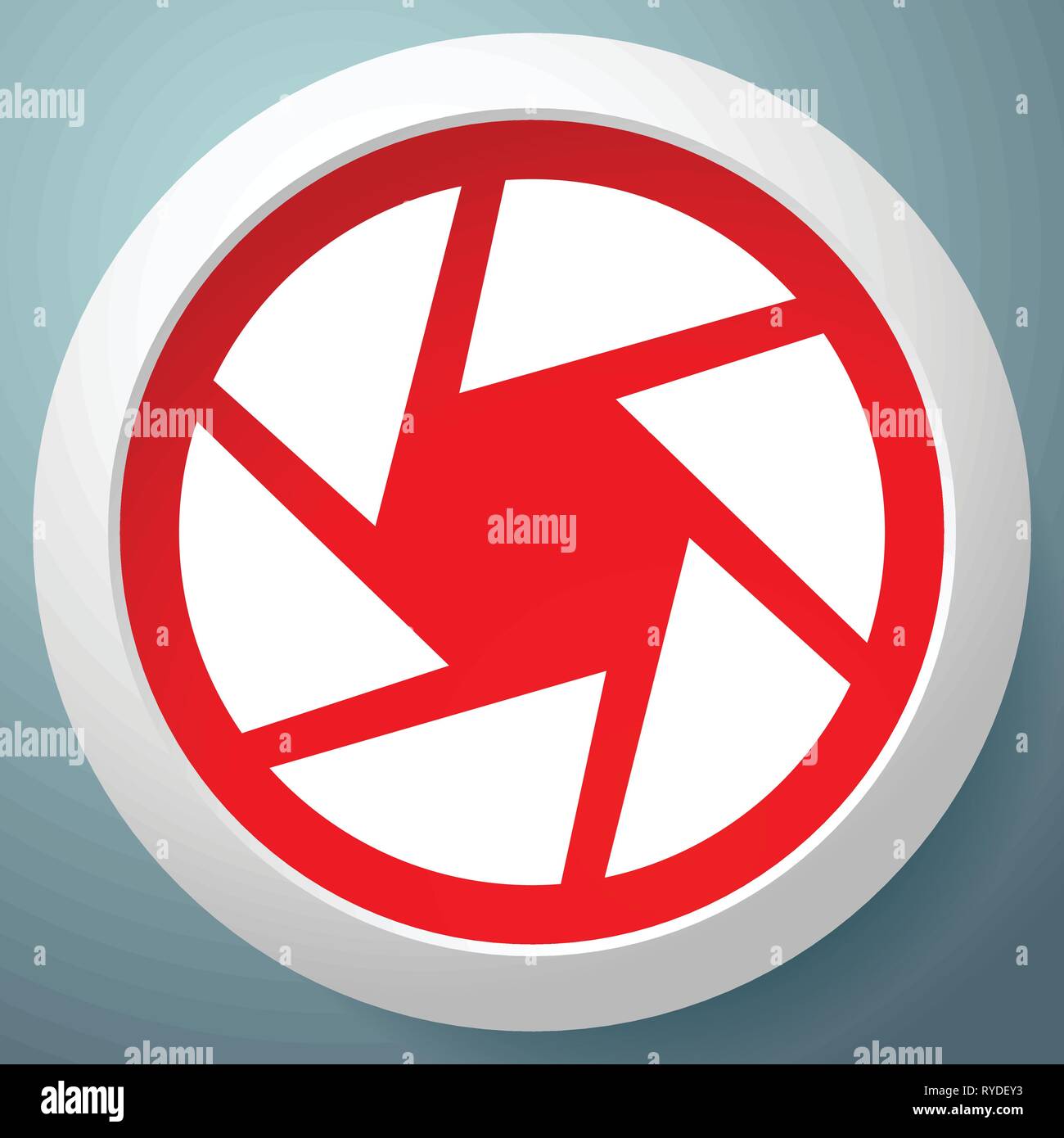 Camera lens icon. Photography, diaphragm concept icon Stock Vector ...